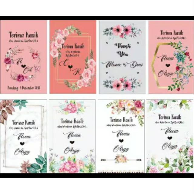 Jual Thanks Card | Shopee Indonesia