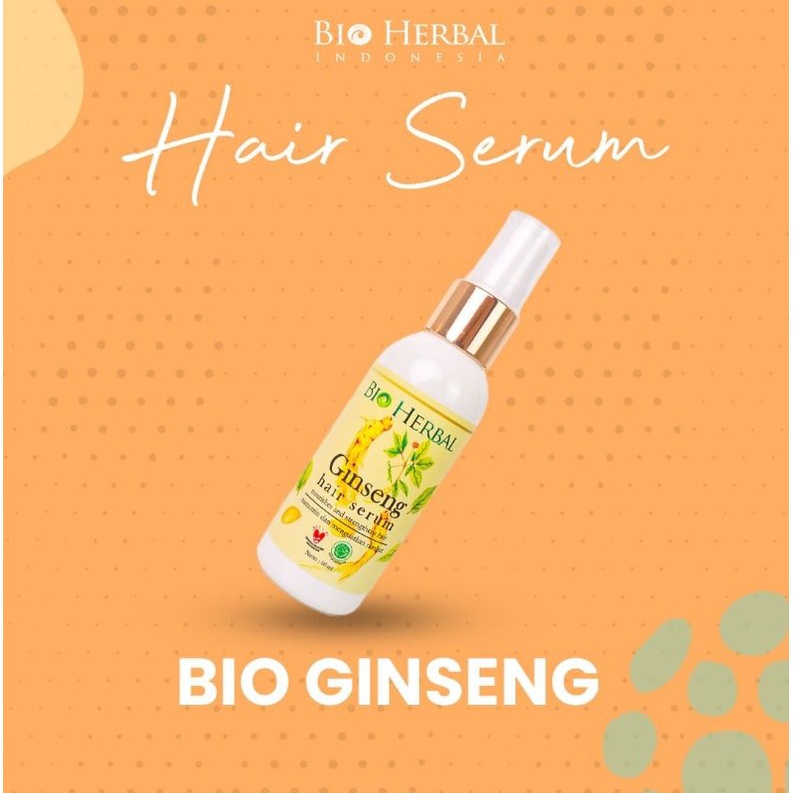 Jual BIO HERBAL HAIR SERUM GINSENG ASLI ANTI RAMBUT RONTOK | Shopee ...
