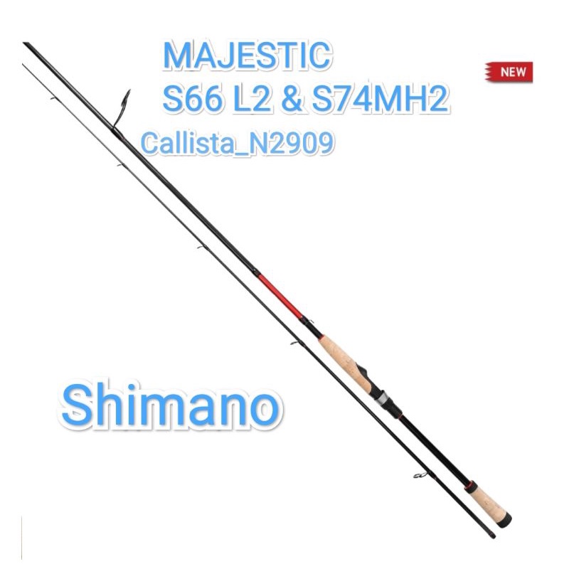 Jual Joran Pancing Shimano MAJESTIC S610 ML2, S66L2, S74MH2 | Shopee Indonesia