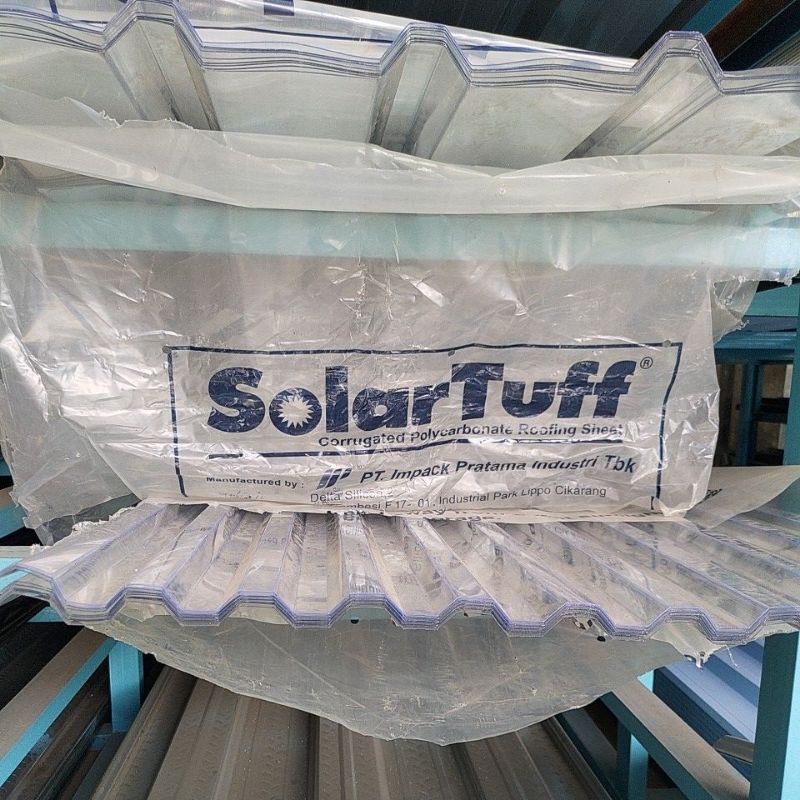 Jual Atap SolarTuff ( Greca ) 0,8mm x 6M Warna Clear / Bening | Shopee ...