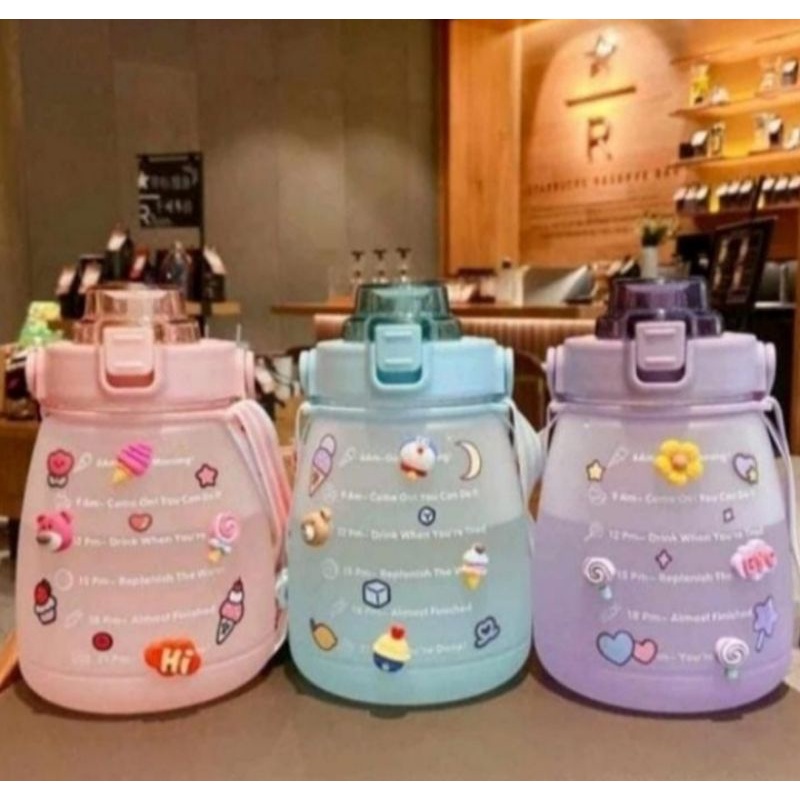 Jual Botol Minum Viral 1,3 liter botol sultan Botol kekinian botol ...