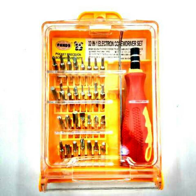 Jual OBENG SET 32 PCS + PINSET ELEKTRONIK | Shopee Indonesia