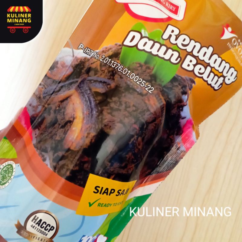 Jual (NEW) Rendang Daun Baluik Belut Riry 200g Oleh-Oleh Asli Cemilan ...