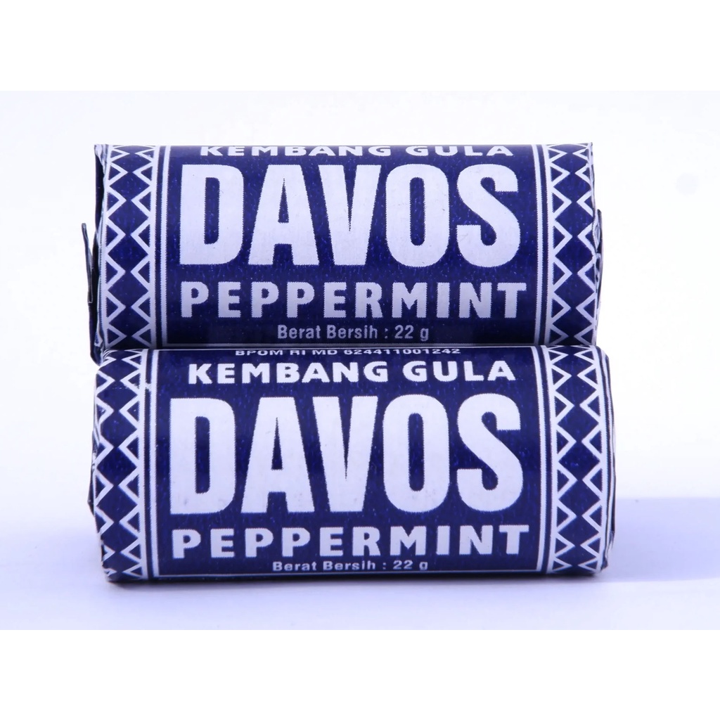 Jual DAVOS Roll Mint Extra Strong 100 pcs Permen Mint Legendaris ...