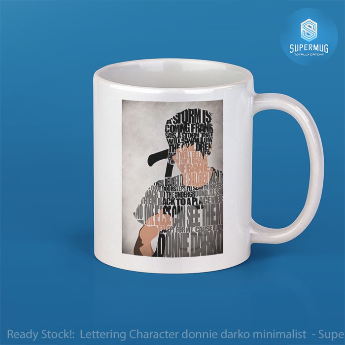 Jual Mug Cangkir Desain Lettering Character donnie darko minimalist ...