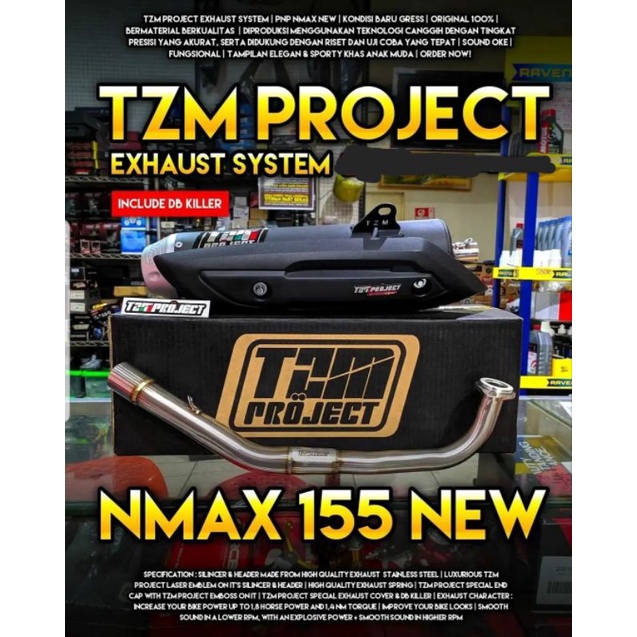 Jual Knalpot Standar Racing TZM Project Exhaust System PNP Yamaha All ...