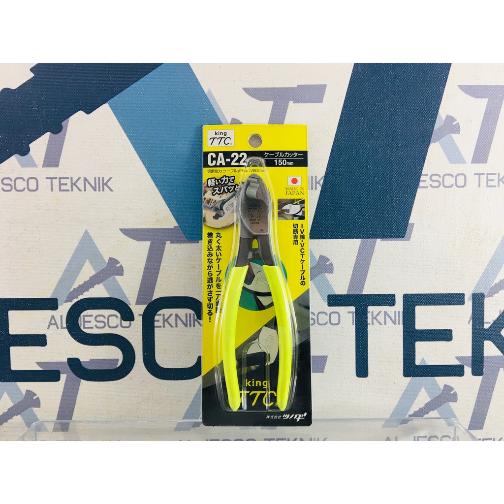 Jual KING TTC CA-22 TANG POTONG KABEL 150MM MADE IN JAPAN | Shopee Indonesia