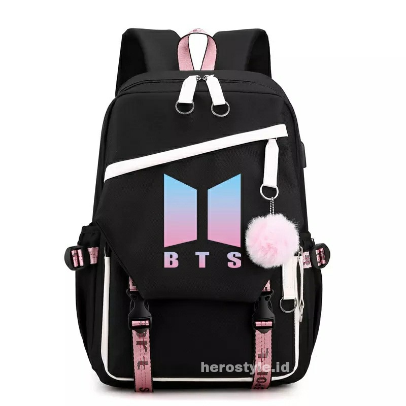 Jual Tas Ransel Wanita korean style BT21 Baru Populer 2022 Tas Ransel ...