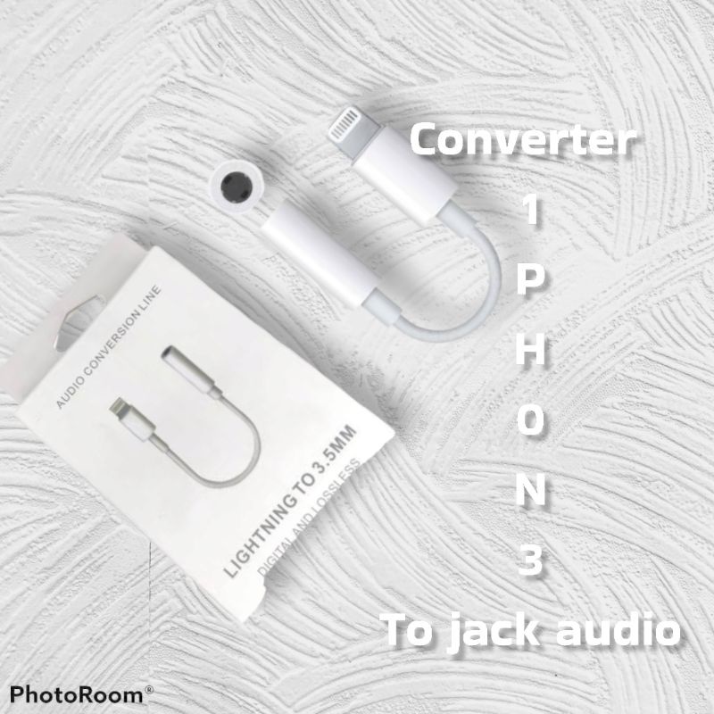 Jual converter sambungan lightning to Jack 3.5mm | Shopee Indonesia