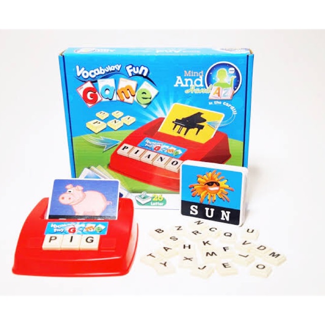 Jual Vocabulary Fun Spelling Game / Game Kartu Papan Belajar Literacy ...