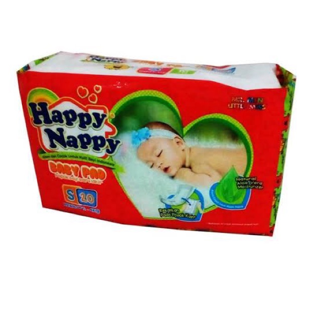 Jual happy nappy isi 20 ( S ) | Shopee Indonesia