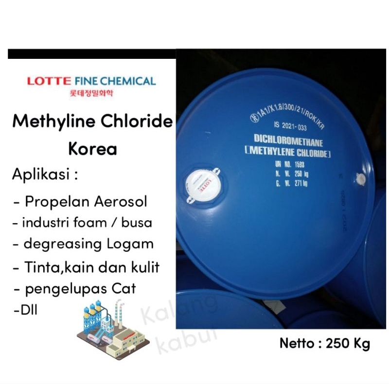Jual MC / methylene chloride / Lotte korea - 250 kg | Shopee Indonesia