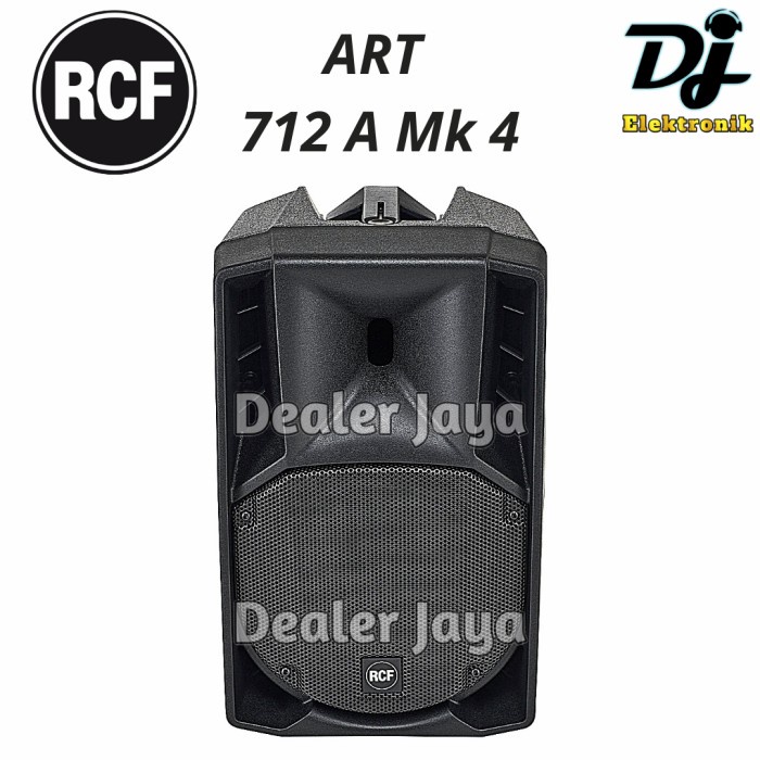 Jual Speaker Aktif RCF ART 712A / 712 A MK 4 / MK4 - 12 inch (Sepasang) | Shopee Indonesia