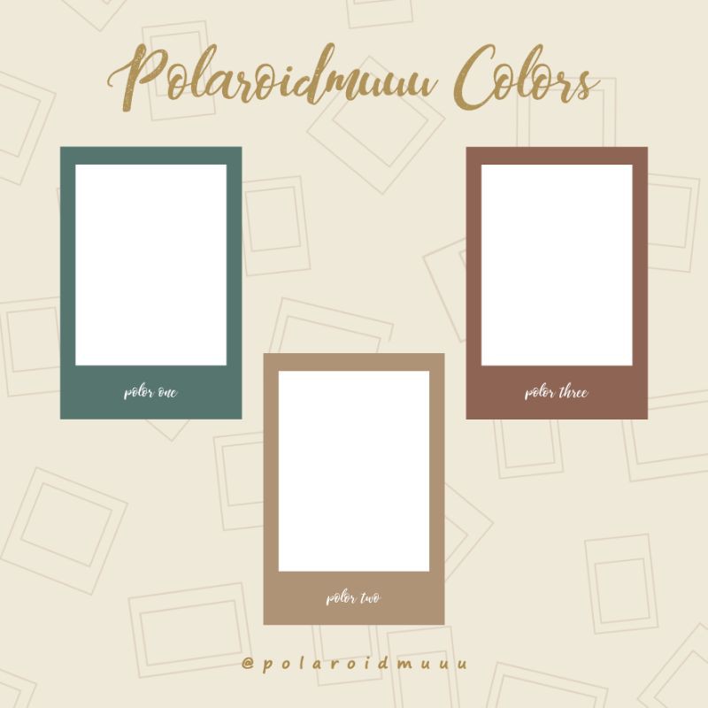 Jual BACKGROUND POLAROID (Polaroidmuuu Colors) | Shopee Indonesia