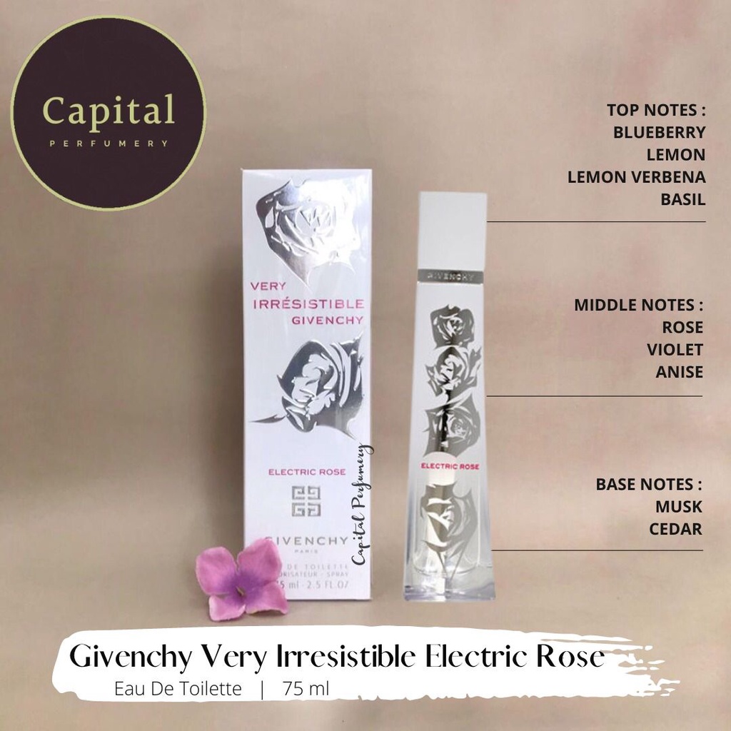 Jual Givenchy VERY IRRESISTIBLE ELECTRIC ROSE Edt 75 ml | Shopee Indonesia