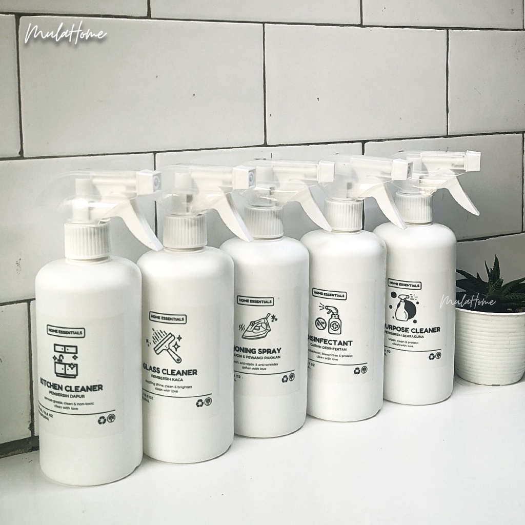 Jual SPREJA Spray Cleaner Bottle 500ml Botol Refill Spray Desinfektan ...