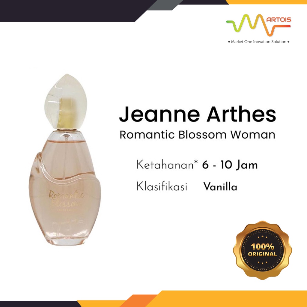 Jual Parfum Original Jeanne Arthes Romantic Blossom Woman 100ml | Shopee Indonesia