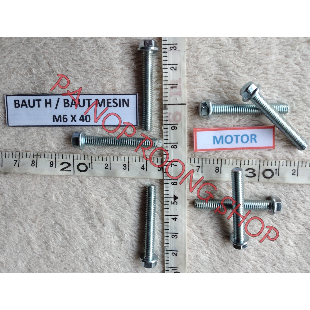 Jual BAUT MESIN MOTOR M6X40 | Shopee Indonesia