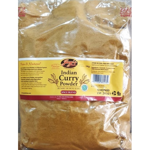 Jual Jays Indian Curry Powder / Kari Bubuk India Jays 100 GR Halal RPCK ...