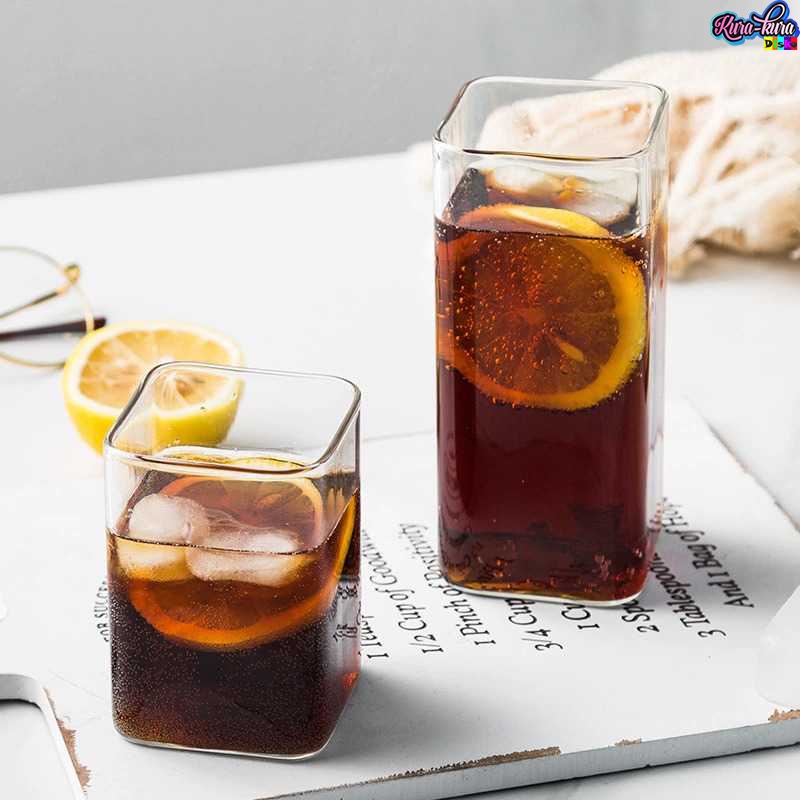 Jual One Two Cups Gelas Minuman Borosilicate Glass - KT006 | Shopee Indonesia