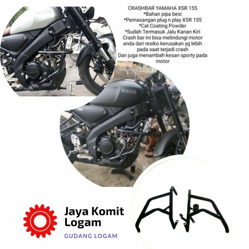 Jual Crash Bar XSR 155 Crash Bar Agna XSR PNP anti gores Fullset ...