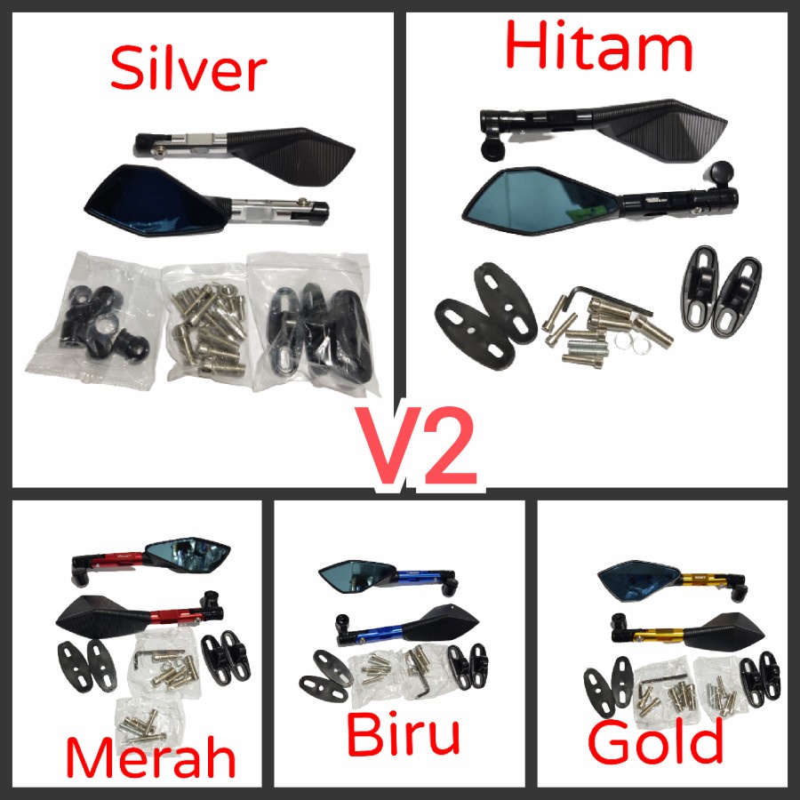 Jual Spion v2 univesal variasi ninja nmax aerox xmax vixion rx king mio ...