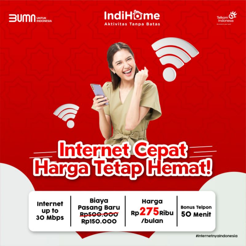 Jual Indihome Pasang WiFI Internet Murah | Shopee Indonesia