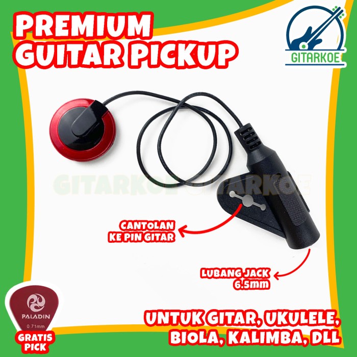 Jual Pickup Gitar Spul Tempel Untuk Gitar Akustik Klasik Guitalele ...