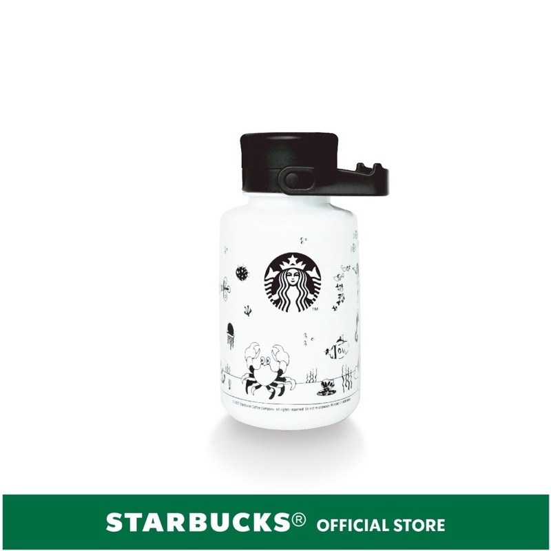 Jual starbucks botol minum plastic reusable water botyle 1 liter design ...