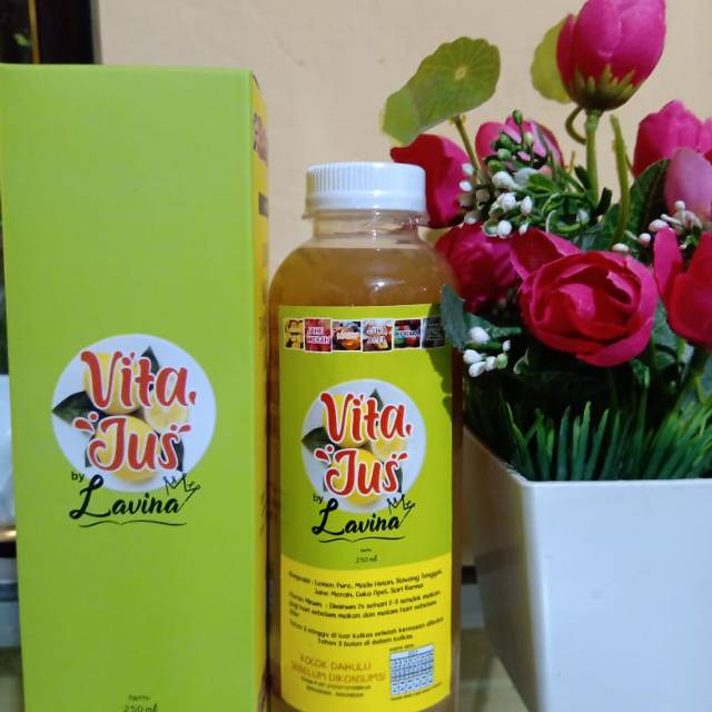 Jual VITAJUS LAVINA minuman penurun berat badan | Shopee Indonesia
