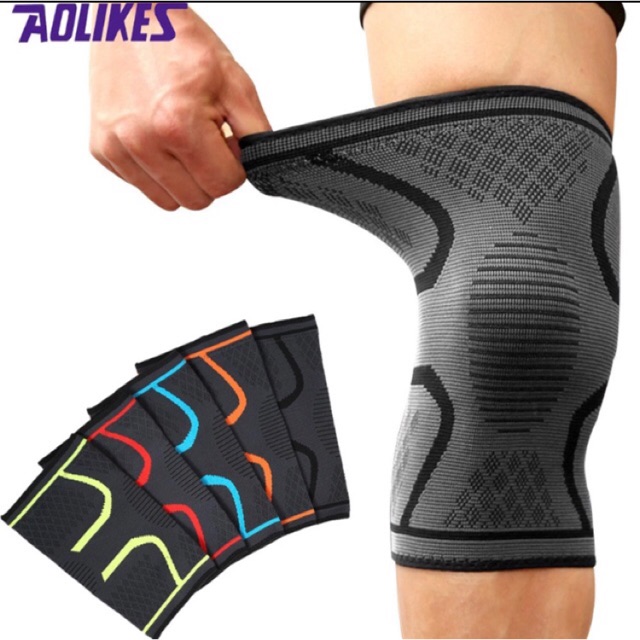 Jual aolikes knee support knee pads brace gym pelindung lutut gym ...