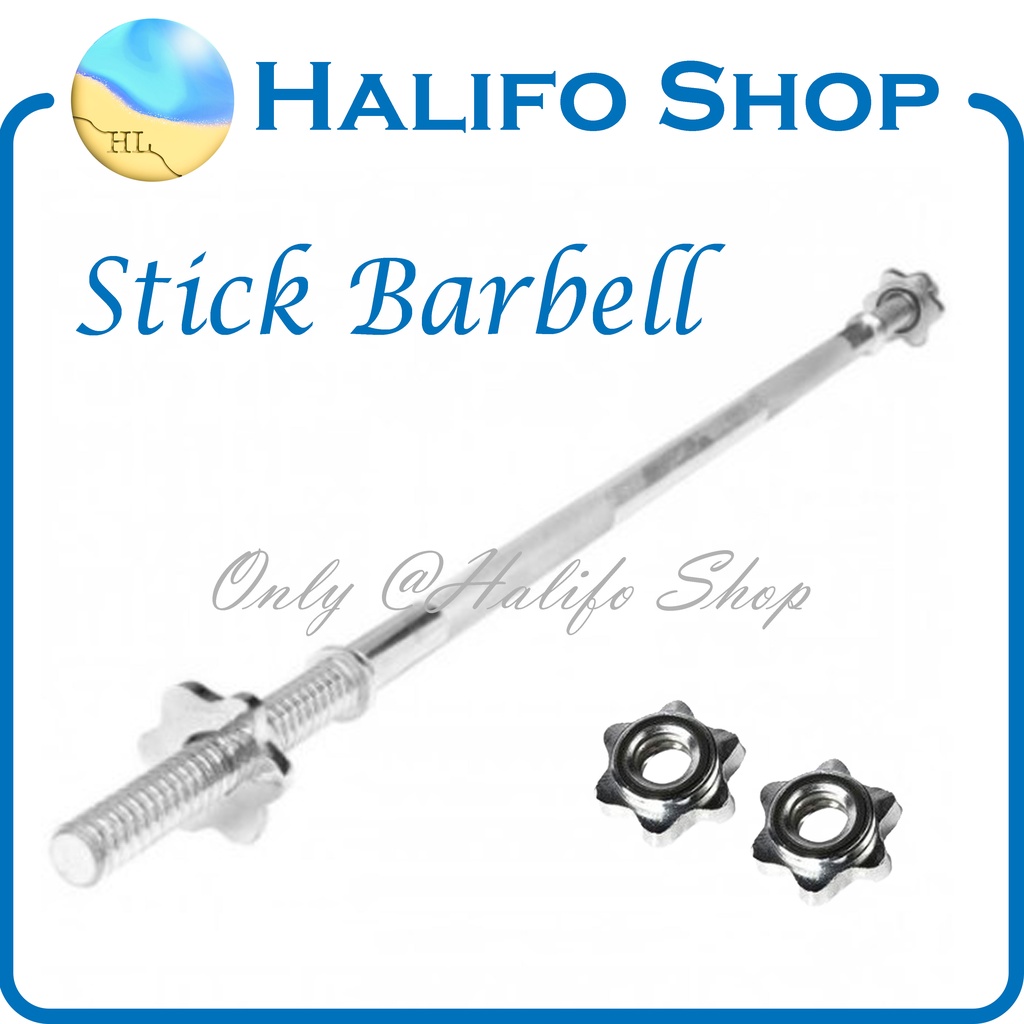 Jual Stick Barbel Dumbell Solid Bar Barbell Stik Lurus Straight Bar ...
