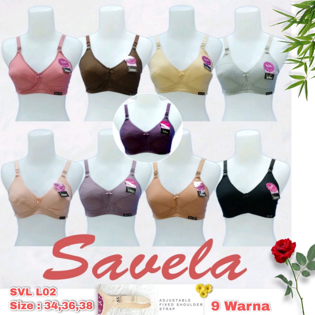 Jual Bra BH SVL02 Busa Tipis Cup Besar Warna Polos. | Shopee Indonesia