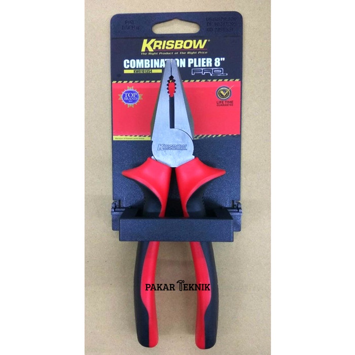 Jual Tang - Tang Kombinasi 8 Inch / Combination Plier 8" Red Krisbow ...