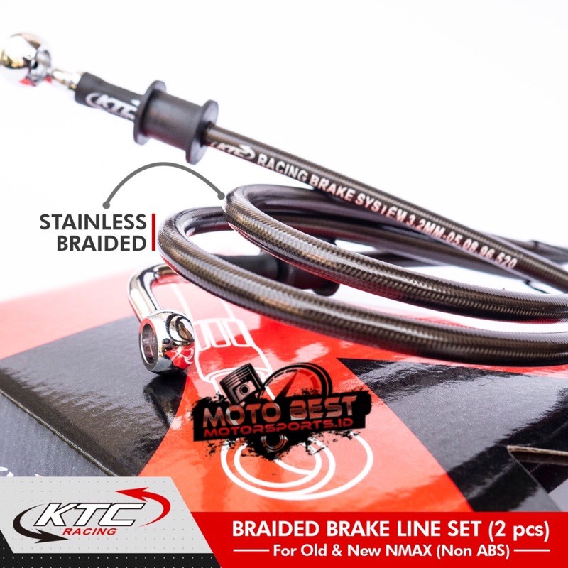 Jual Selang Rem KTC SET Depan Belakang Nmax Non Abs | Shopee Indonesia