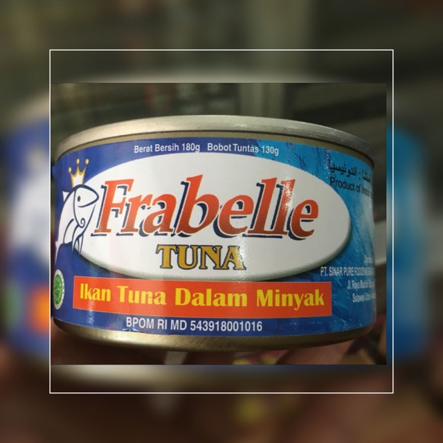 Jual Frabelle Ikan Tuna (Chunk) dalam kaleng 180 gr | Shopee Indonesia