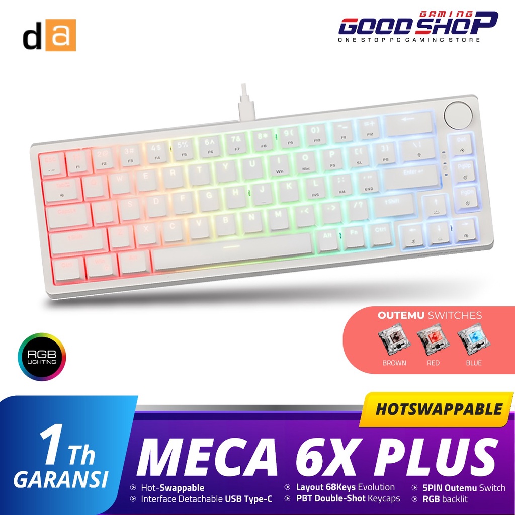 Jual Digital alliance Meca 6X Plus - Gaming Keyboard | Shopee Indonesia