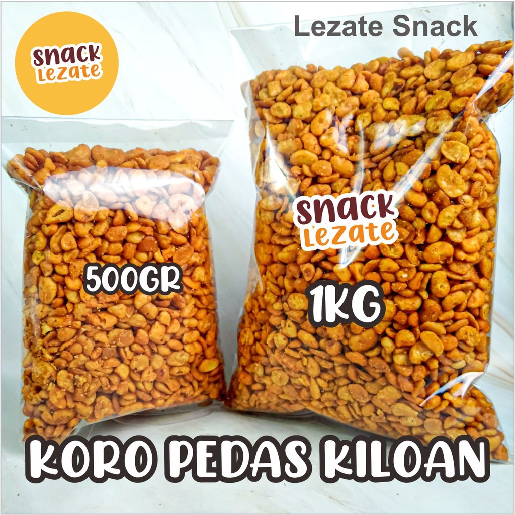 Jual Kacang Koro Bali 1 Kg Rasa Pedas Balado Murah / Kacang Koro Kupas ...