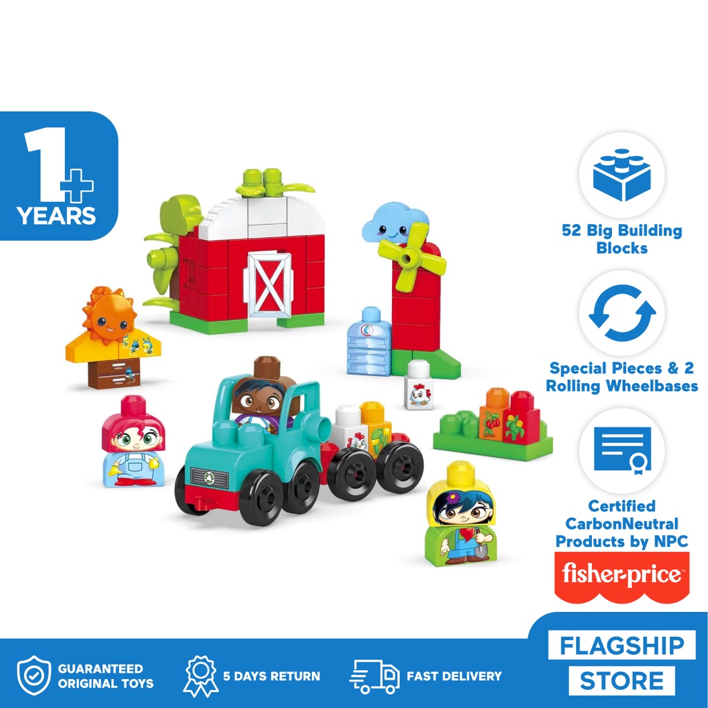 Jual Mega Bloks Green Town Grow & Protect Farm - Mainan Balok Susun ...