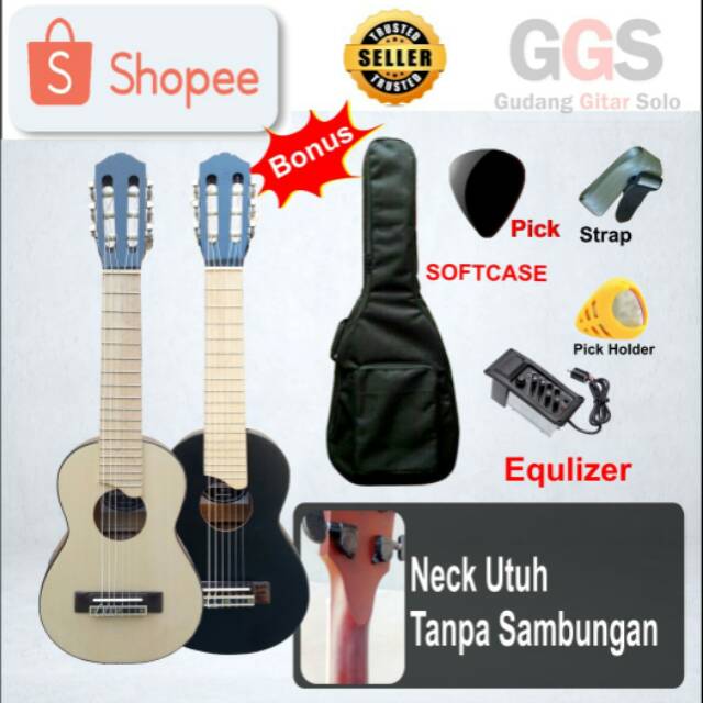 Jual gitarlele elektrik /guitalele elektrik /gitar mini /ukulele senar ...