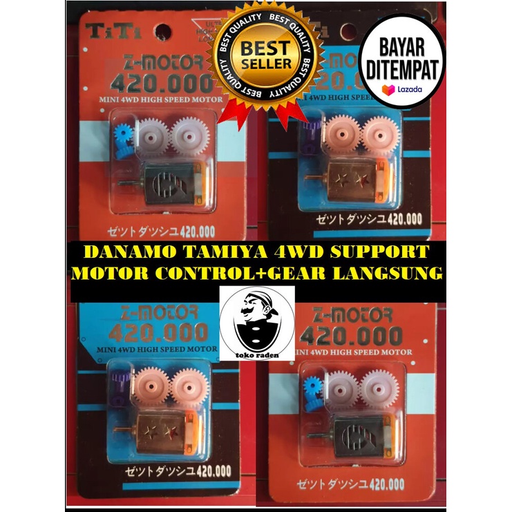 Jual Dynamo Tamiya TITI Ultra High Speed Mini 4WD dan Gear langsung ...