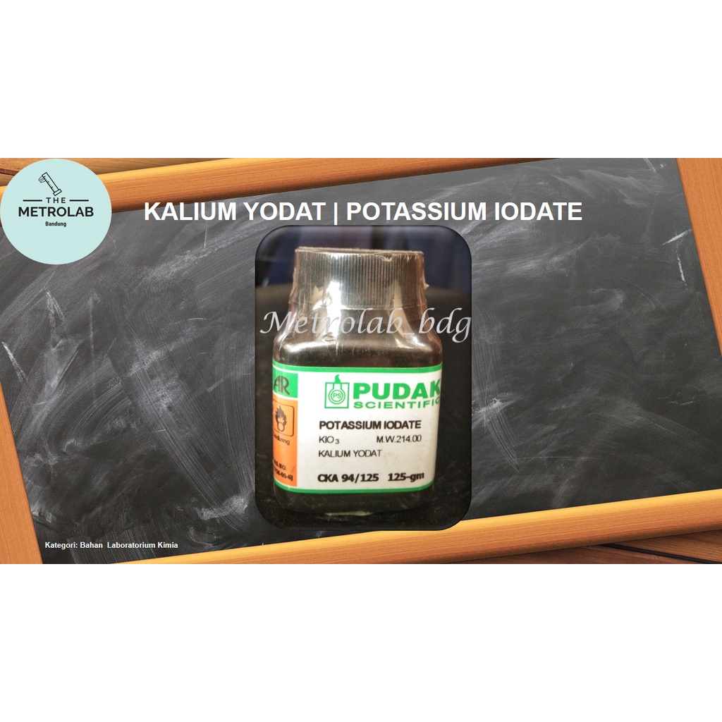 Jual Kalium Iodat | Potassium Iodate | Kalium Yodat | KIO3 | 500 gram ...