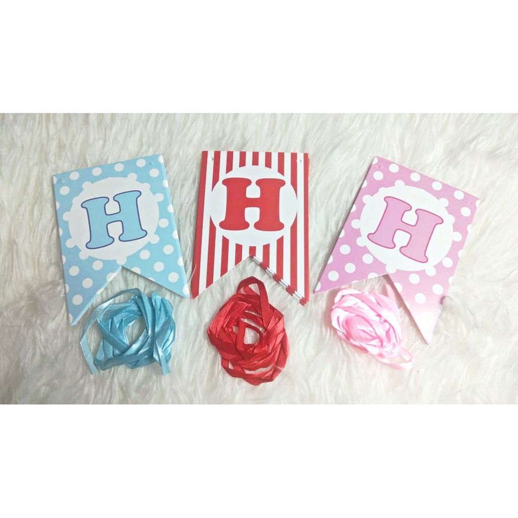 Jual Buntingflags happybirthday banner hbd dekorasi hbd | Shopee Indonesia