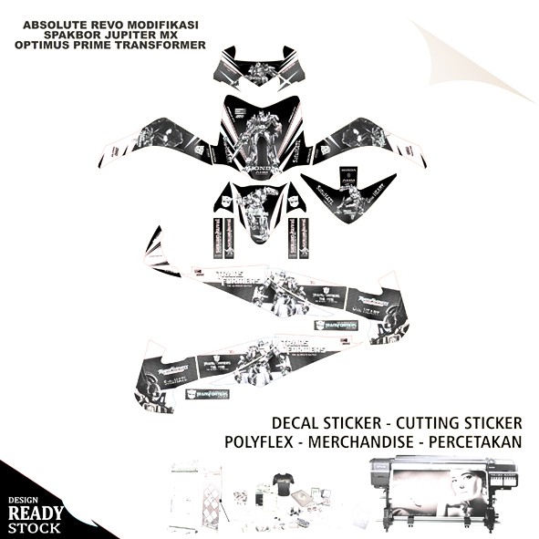 Jual DECAL STICKER HONDA ABSOLUT REVO TRANSFORMER OPTIMUS | Shopee ...