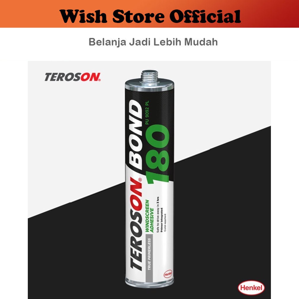 Jual Lem Kaca Mobil Sealant / Lem Kaca Super Teroson Bond 180 PU 9092 ...