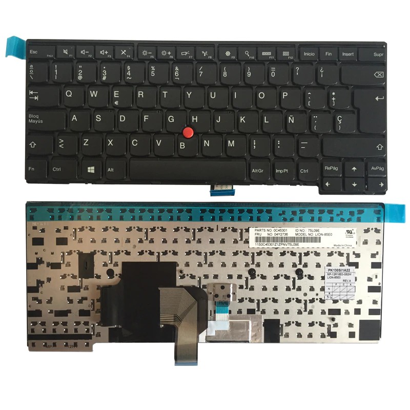Jual IMPORT NEW Spanish/SP laptop keyboard FOR LENOVO THINKPAD L440 ...