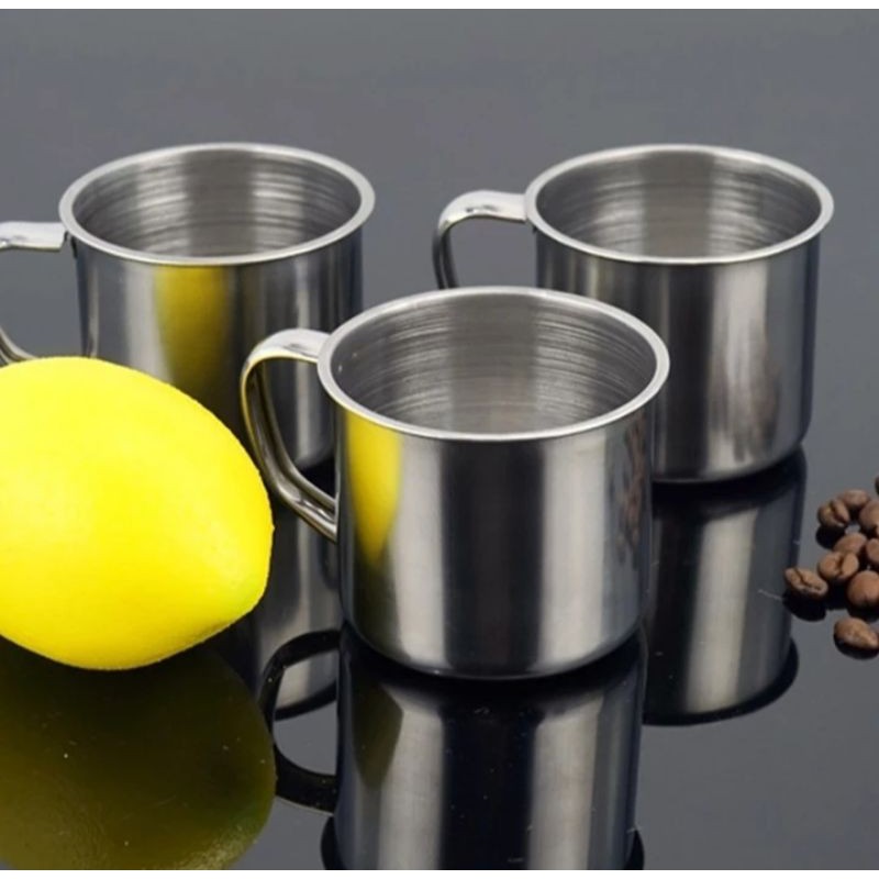Jual cangkir mini stainless | Shopee Indonesia