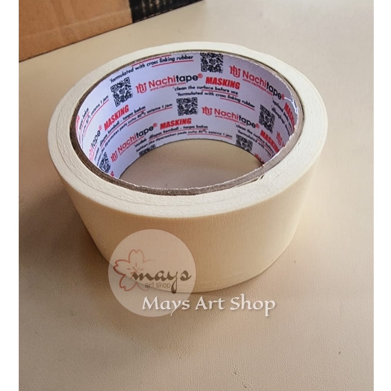 Jual Masking Tape Nachi - Lakban Kertas 12 mm 24mm 48 mm x 20 Yard 1/2 ...