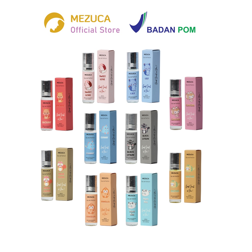 Jual MEZUCA Inspired Parfum Roll On 6ml Tanpa Alkohol BPOM Minyak Wangi ...