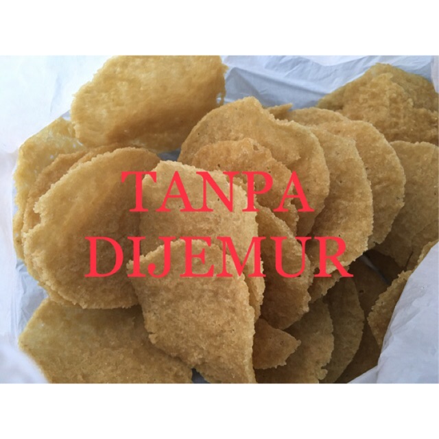 Jual TANPA DIJEMUR! KERUPUK PULI GENDAR KARAK BERAS BULAT MENTAH RASA ...